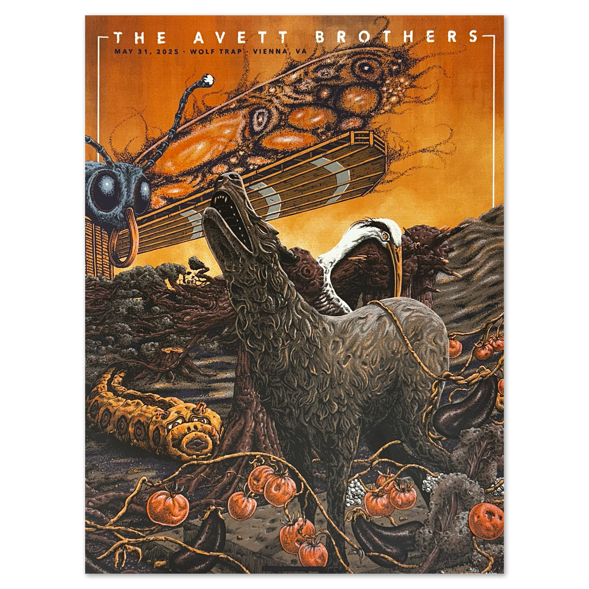 Wolf Trap (5-31-25 Vienna, VA) Poster – The Avett Brothers Store